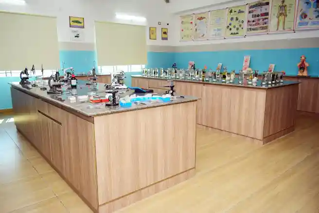 Physics Lab | Chemistry Lab | Biology Lab | Computer & Math Lab