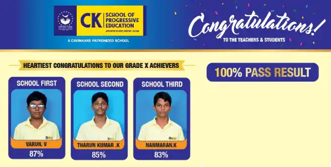 CKSPE CBSE Results | CK School of Progressive Education